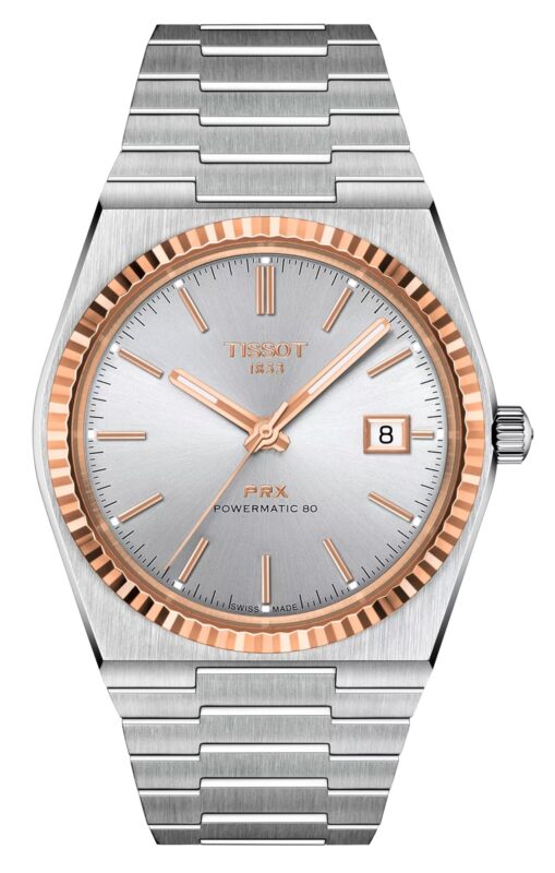 Tissot PRX Powermatic 80 Steel & 18K Gold Bezel 40mm - Tempus Jewellery