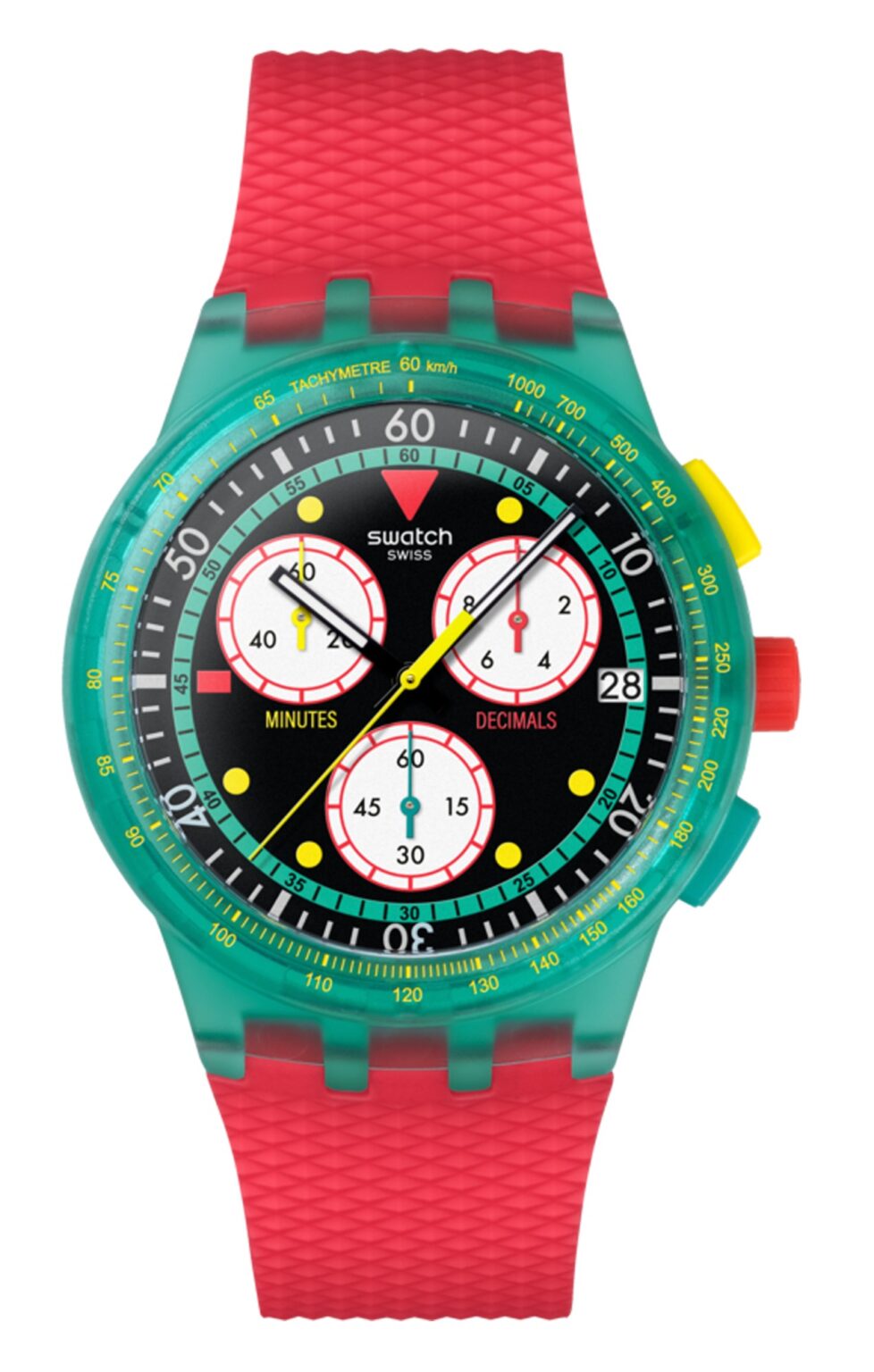 Swatch Neon Emerald Chrono - Tempus Jewellery